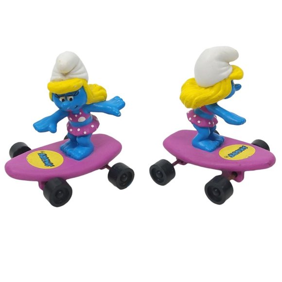 Peyo Schleich | Toys | Vintage 9s Peyo Applause Surfing Smurfs Papa ...
